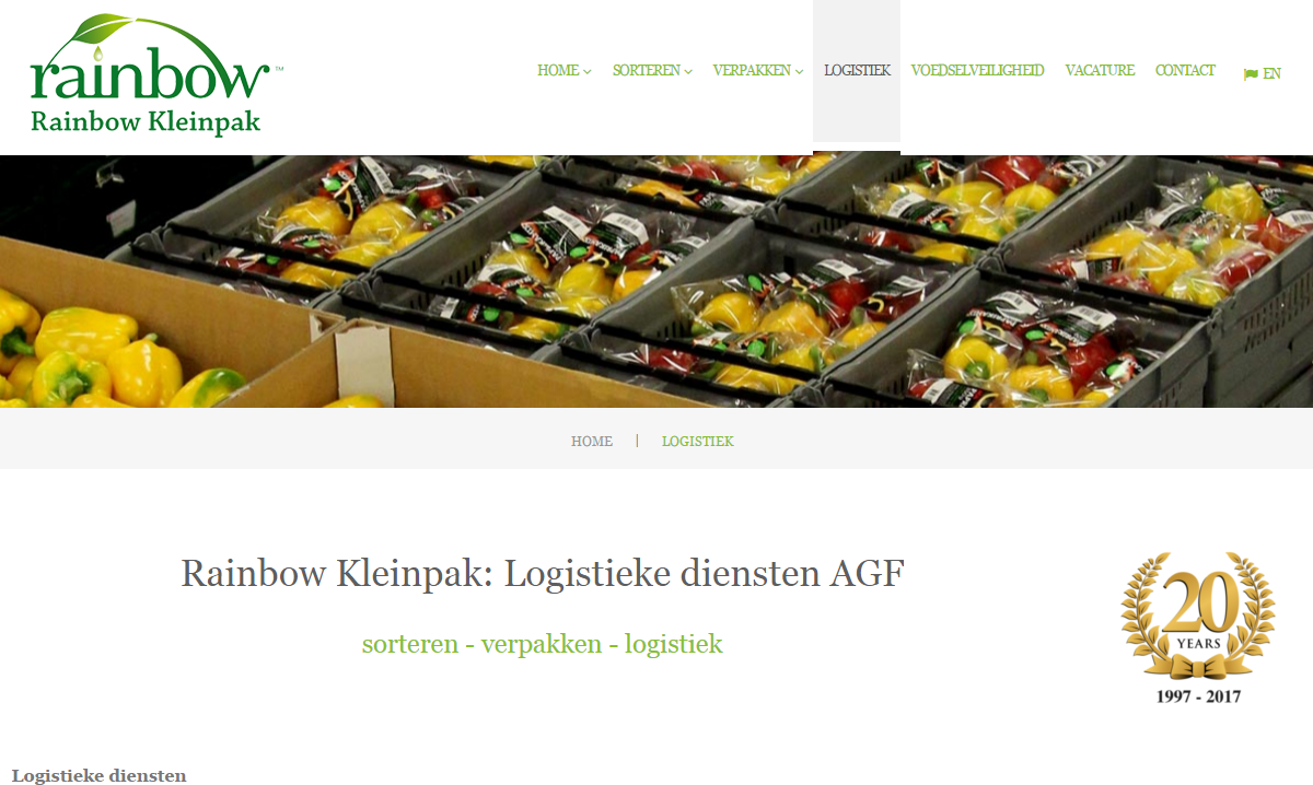 Nieuwe website opgeleverd voor Rainbow Kleinpak - iNetActief, jouw provider voor webhosting ...